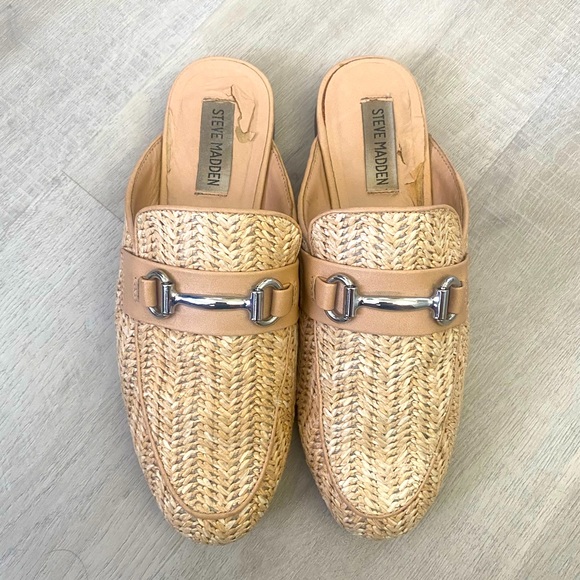 Steve Madden | Shoes | Steve Madden Raffia Mule | Poshmark